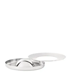Christofle Stainless Steel Oh De Ashtray - Silver
