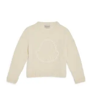 Moncler Wool-cashmere Embroidered Jumper