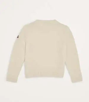 Moncler Wool-cashmere Embroidered Jumper