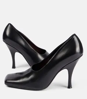 Khaite Eva Leather Pumps