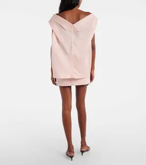 Khaite Selly Silk Gazar Top - Pink
