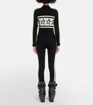 Perfect Moment Apres Team Striped Wool Ski Suit