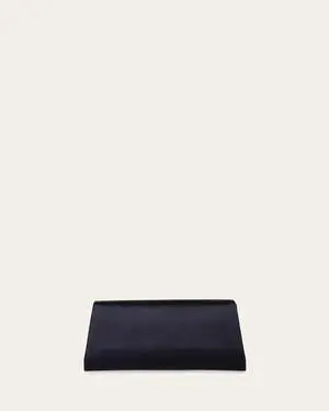 Akris Anouk Satin Clutch Bag With Chain Strap