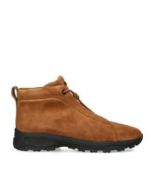 Zegna Perforated Boots For Men