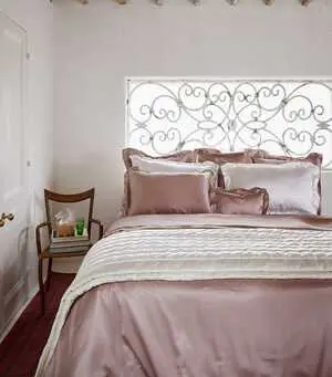 Gingerlily Silk Super King Windsor Bedspread - Ivory