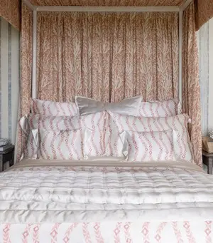 Gingerlily Silk Super King Windsor Bedspread - Ivory