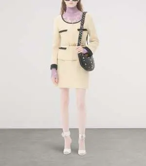 Valentino Garavani Wool-blend Mini Skirt