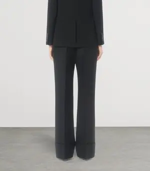 Valentino Garavani Virgin Wool-silk Trousers