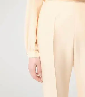 Valentino Garavani Virgin Wool-silk Trousers