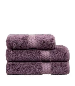 YVES DELORME Etoile Guest Towel Purple