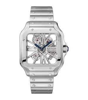 Cartier Santos De Skeleton Watch - Clear