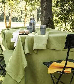 ALEXANDRE TURPAULT Florence Tablecloth Green