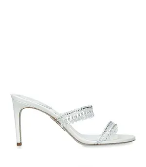 Rene Caovilla Embellished Chandelier Mules 80