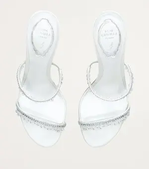 Rene Caovilla Embellished Chandelier Mules 80