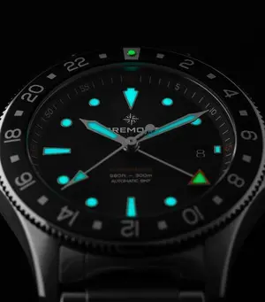 BREMONT Supermarine 300m Stainless Steel Watch With Rotating Bezel
