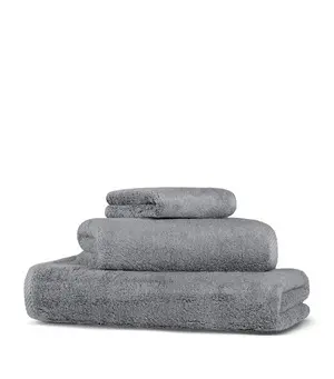 HAMAM Organic Cotton-modal Glam Bath Towel - Grey