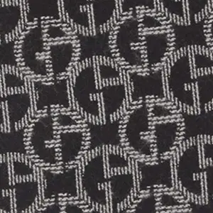 Giorgio Armani Wool Monogram Jacquard Scarf