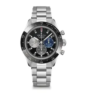 ZENITH Stainless Steel Chronograph Watch Black