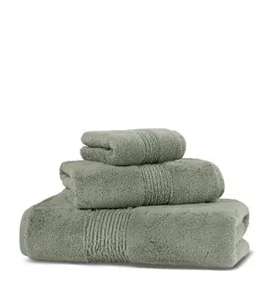 HAMAM Organic Cotton Galata Bath Sheet - Green