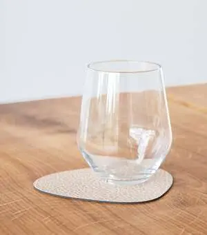 LIND DNA Curve Hippo Coasters - Beige