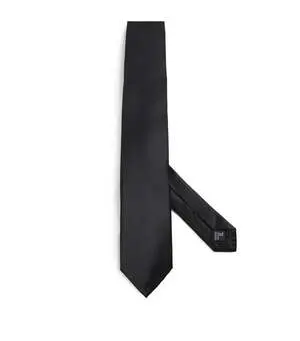 Emporio Armani Silk Neck Tie - Black