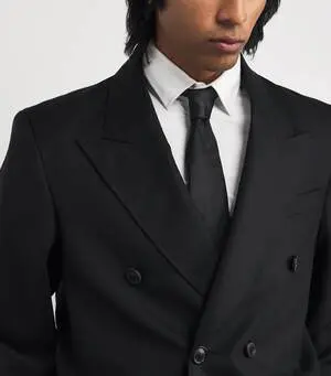 Emporio Armani Silk Neck Tie - Black