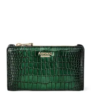 ASPINAL OF LONDON Small Mayfair Purse Black