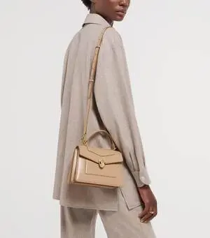 BVLGARI Leather Serpenti Forever Top-handle Bag