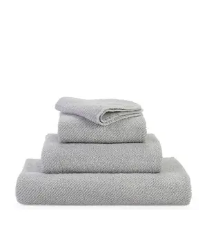 ABYSS & HABIDECOR Twill Hand Towel Silver