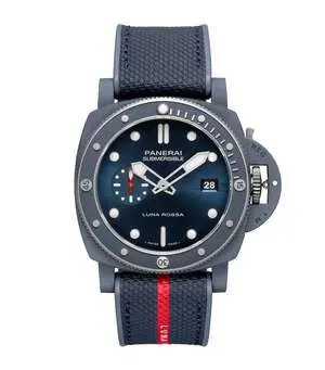 Panerai Ti-ceramitech Submersible Quarantaquattro Luna Rossa Watch - Blue