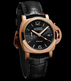 Panerai Goldtech Luminor Quaranta Bitempo Watch