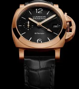 Panerai Goldtech Luminor Quaranta Bitempo Watch