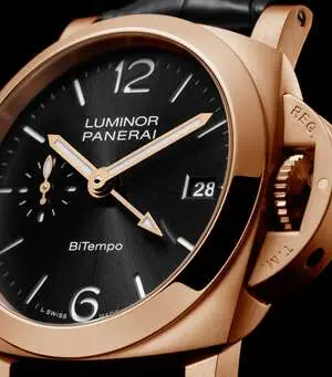 Panerai Goldtech Luminor Quaranta Bitempo Watch