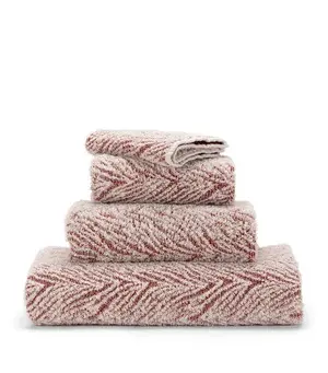 ABYSS & HABIDECOR Egyptian Cotton Vasco Bath Sheet Pink