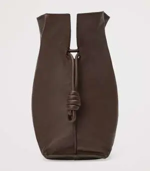 Loewe Large Leather Flamenco Purse - Brown