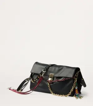 Prada Large Leather Shoulder Bag