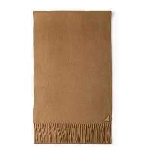 Prada Silk-cashmere Scarf - Brown