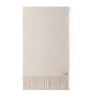 Prada Silk-cashmere Scarf Neutral
