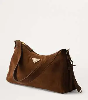 Prada Medium Aimée Shoulder Bag - Brown