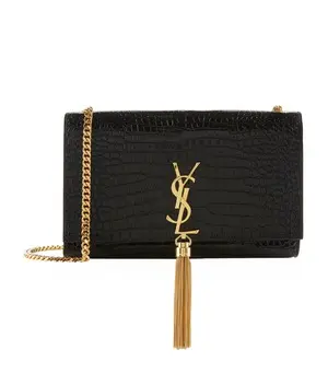 Saint Laurent Medium Kate Crossbody Bag - Black