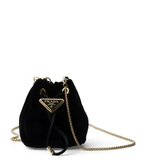 Prada Mini Velvet Pouch