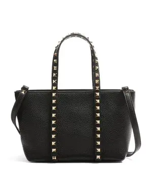 Valentino Garavani Mini Leather Rockstud Tote