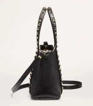 Valentino Garavani Mini Leather Rockstud Tote