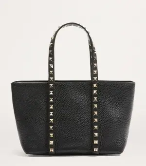 Valentino Garavani Mini Leather Rockstud Tote