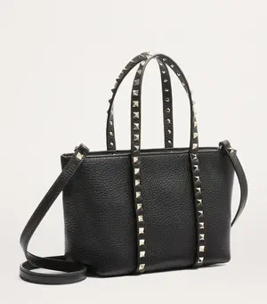 Valentino Garavani Mini Leather Rockstud Tote