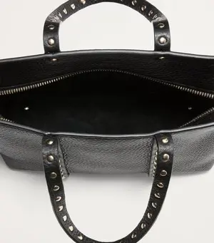 Valentino Garavani Mini Leather Rockstud Tote