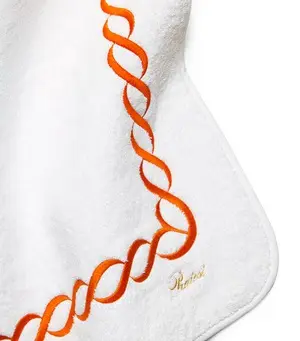 PRATESI Cotton Treccia Bath Mat - Orange