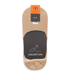 DORE DORE Cotton Invisible Sock Liners - Beige