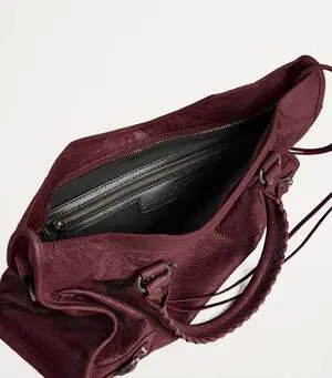 Balenciaga Medium Leather Le City Top-handle Bag - Red