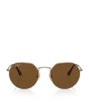 Ray-ban Jack Sunglasses - Gold